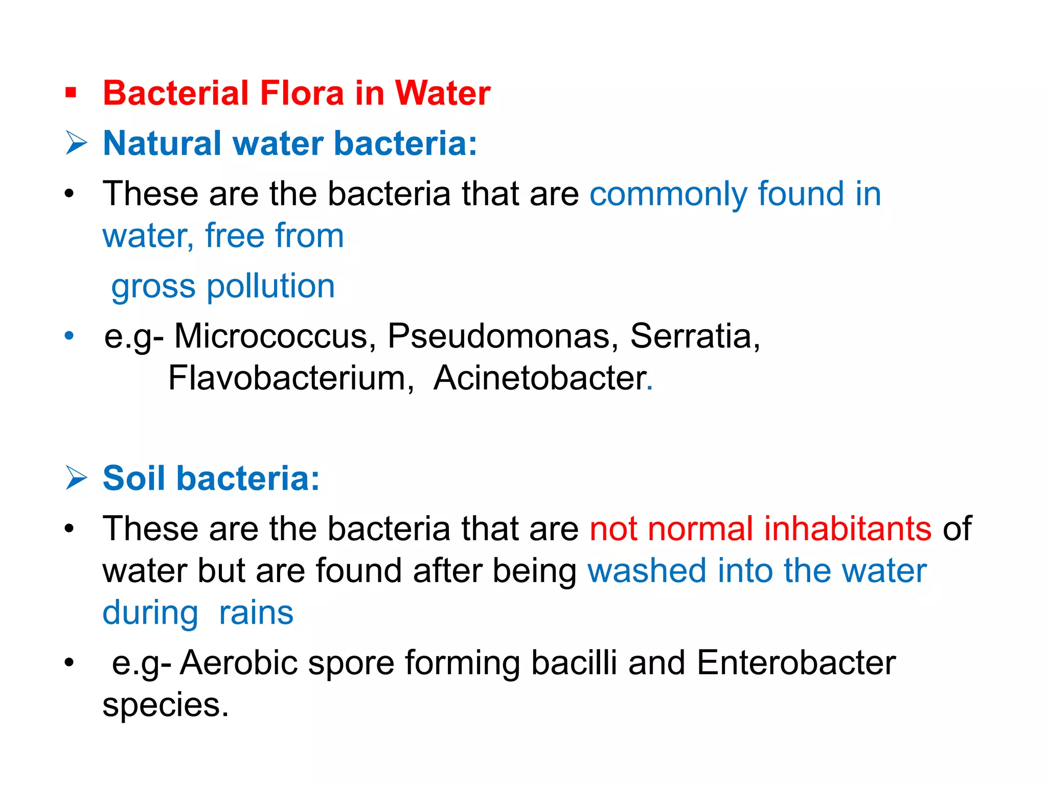 Examination of water | PPTX