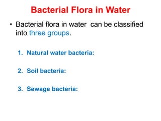 Examination of water | PPTX