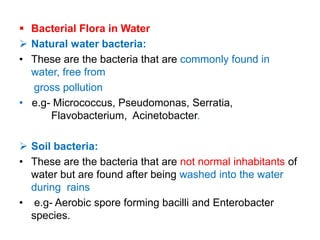Examination of water | PPTX