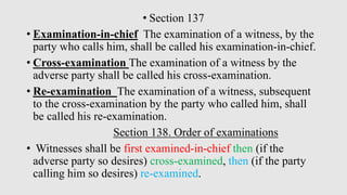 Examination of witness | PPTX