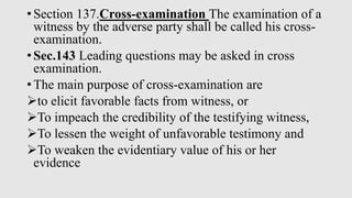 Examination of witness | PPTX