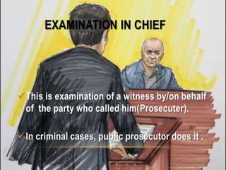 Examination of witnesses in criminal proceedings visnu.k | PPTX