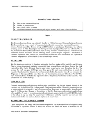 Examination paper of production & operation management (2) | PDF