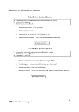 Examination paper system maagement operating systems | PDF | Computer ...