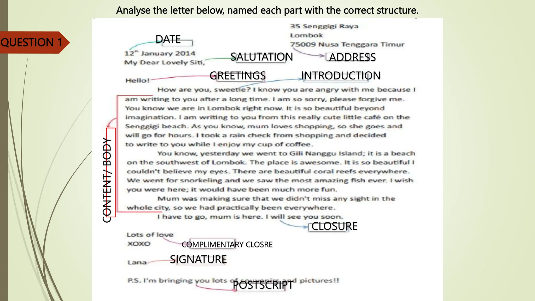 EXAMINATION PERSONAL LETTER CLASS 11.pptx