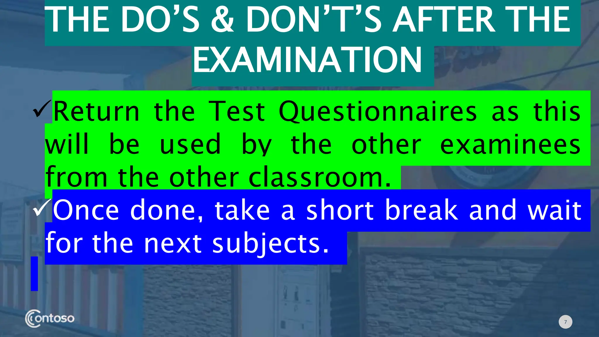 Examination Procedure Zipgrade Final PPT for students viwew | PPTX