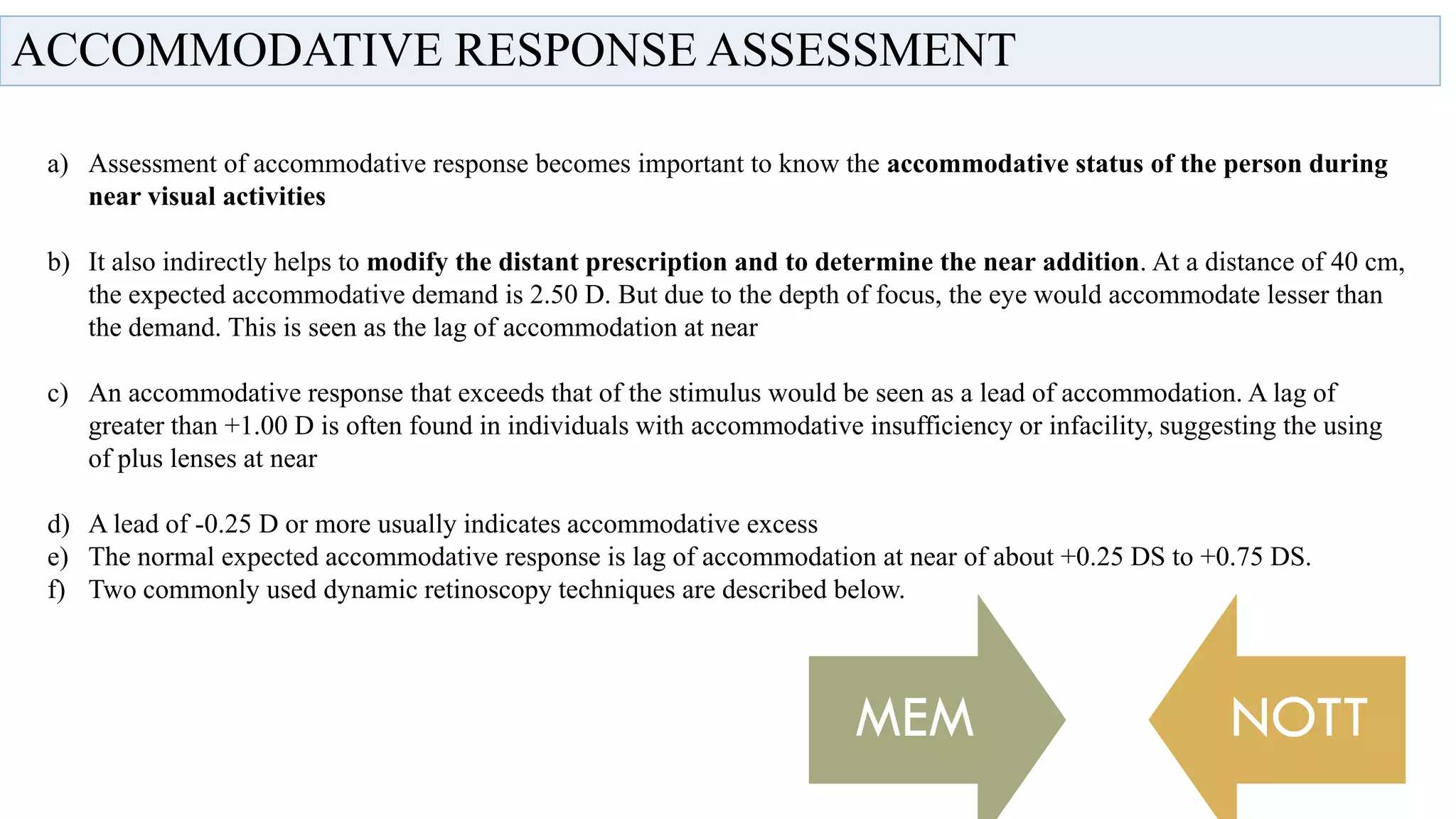 Examination protocol for binocular vision | PDF