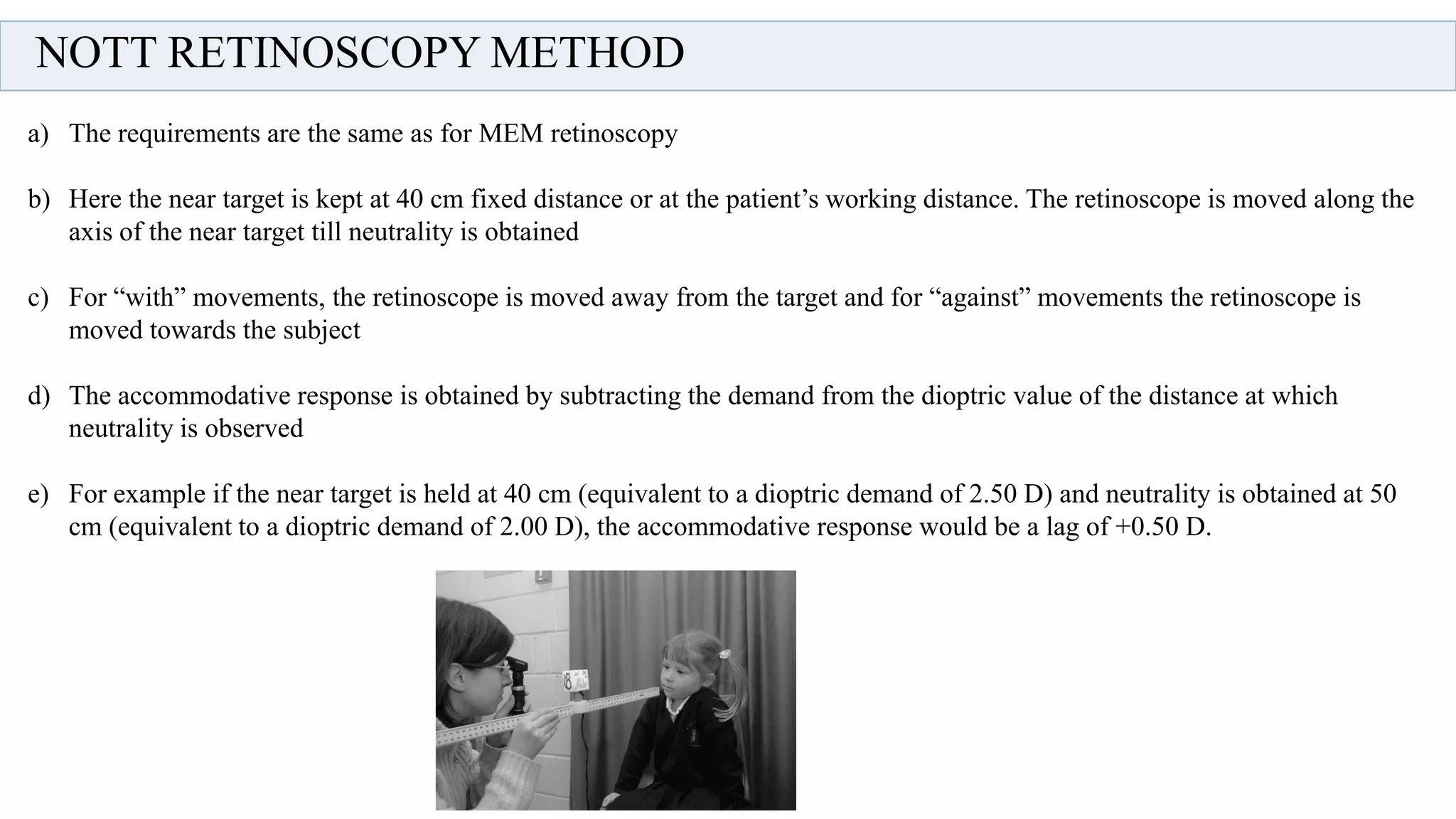 Examination protocol for binocular vision | PDF
