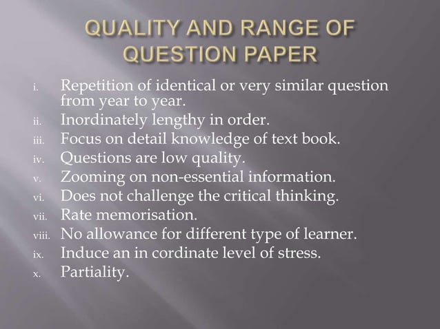 Examination reform | PPTX