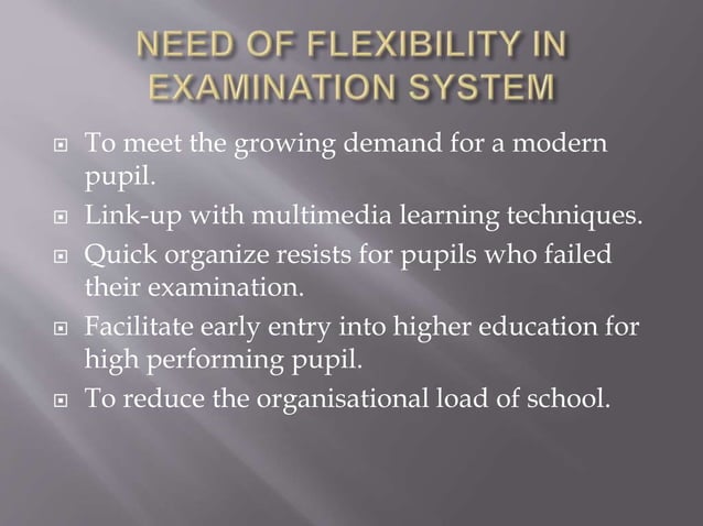 Examination reform | PPTX