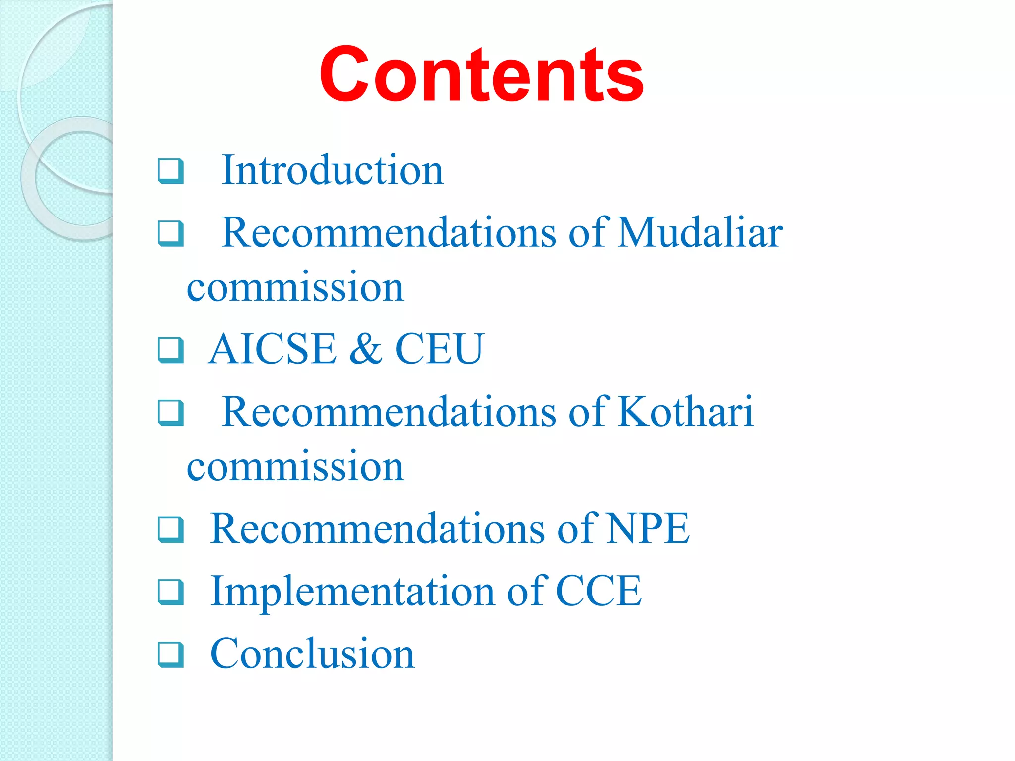Examination reform in India || Examination reforms up to secondary ...