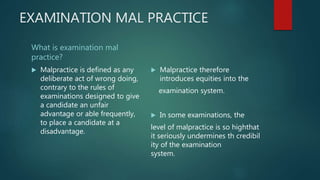 Examination system across the world | PPTX