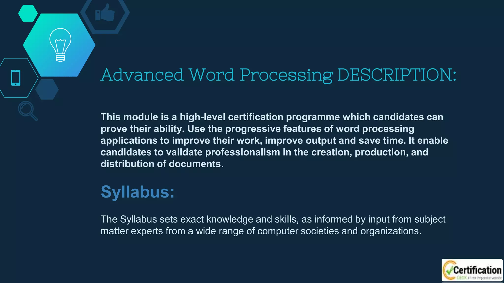 Examination Tips For ECDL ECDL-ADVANCED Exam | PPT