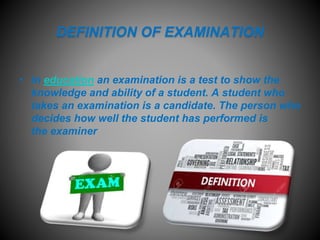 Examinaton system in pakistan | PPTX