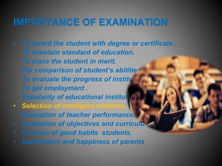 Examinaton system in pakistan | PPTX