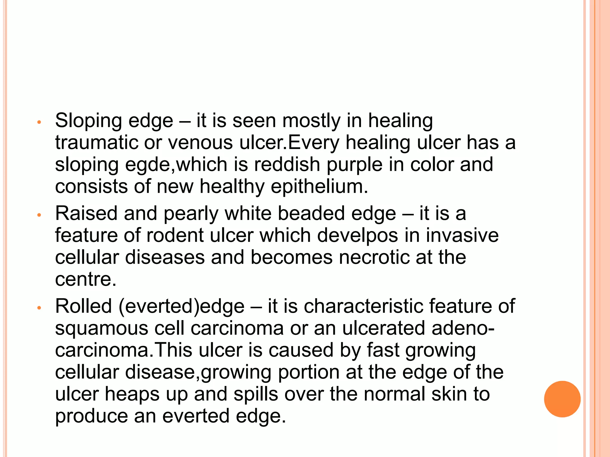 Examinatyion of ulcer | PPTX