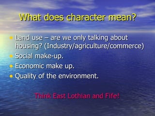 Examine The Factors Influencing Land Use In The Rurban Fringe | PPT