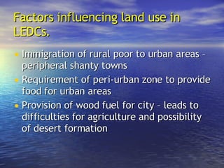 Examine The Factors Influencing Land Use In The Rurban Fringe | PPT