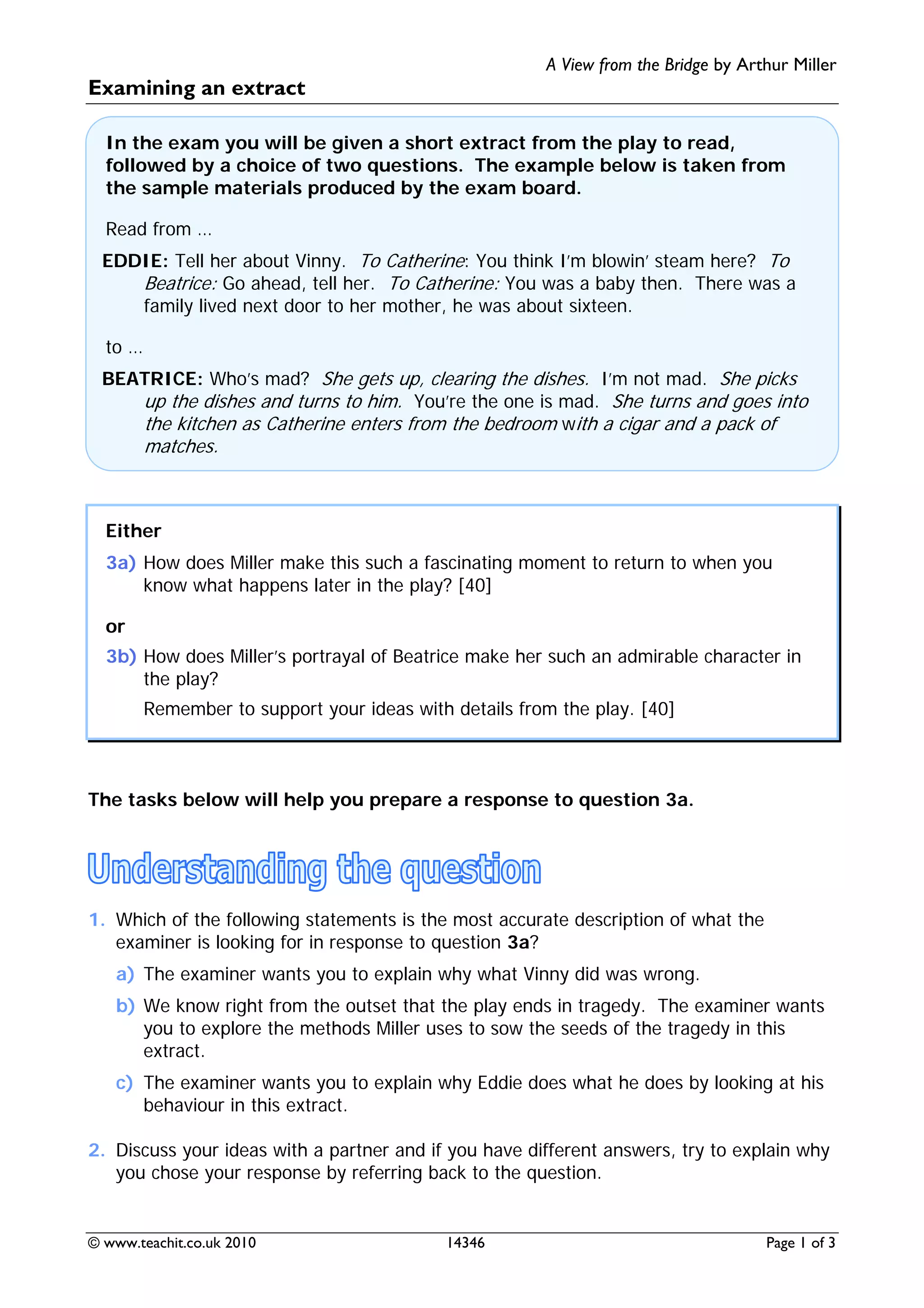 Examine an extract | PDF