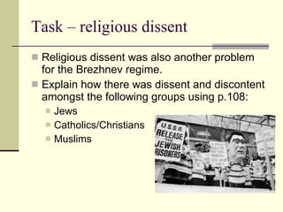 Examine different types of dissent within the ussr | PPT