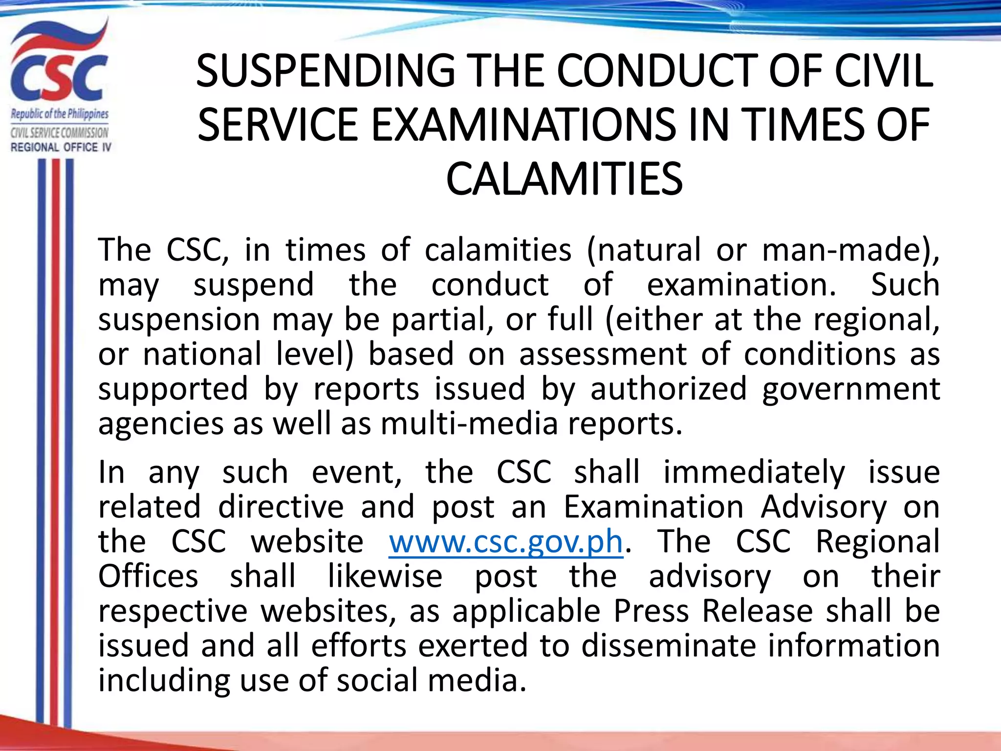 Examinee's Guide in Taking CSE-PPT (Ballpen-based) | PPTX