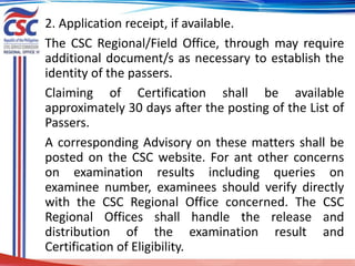 Examinee's Guide in Taking CSE-PPT (Ballpen-based) | PPTX