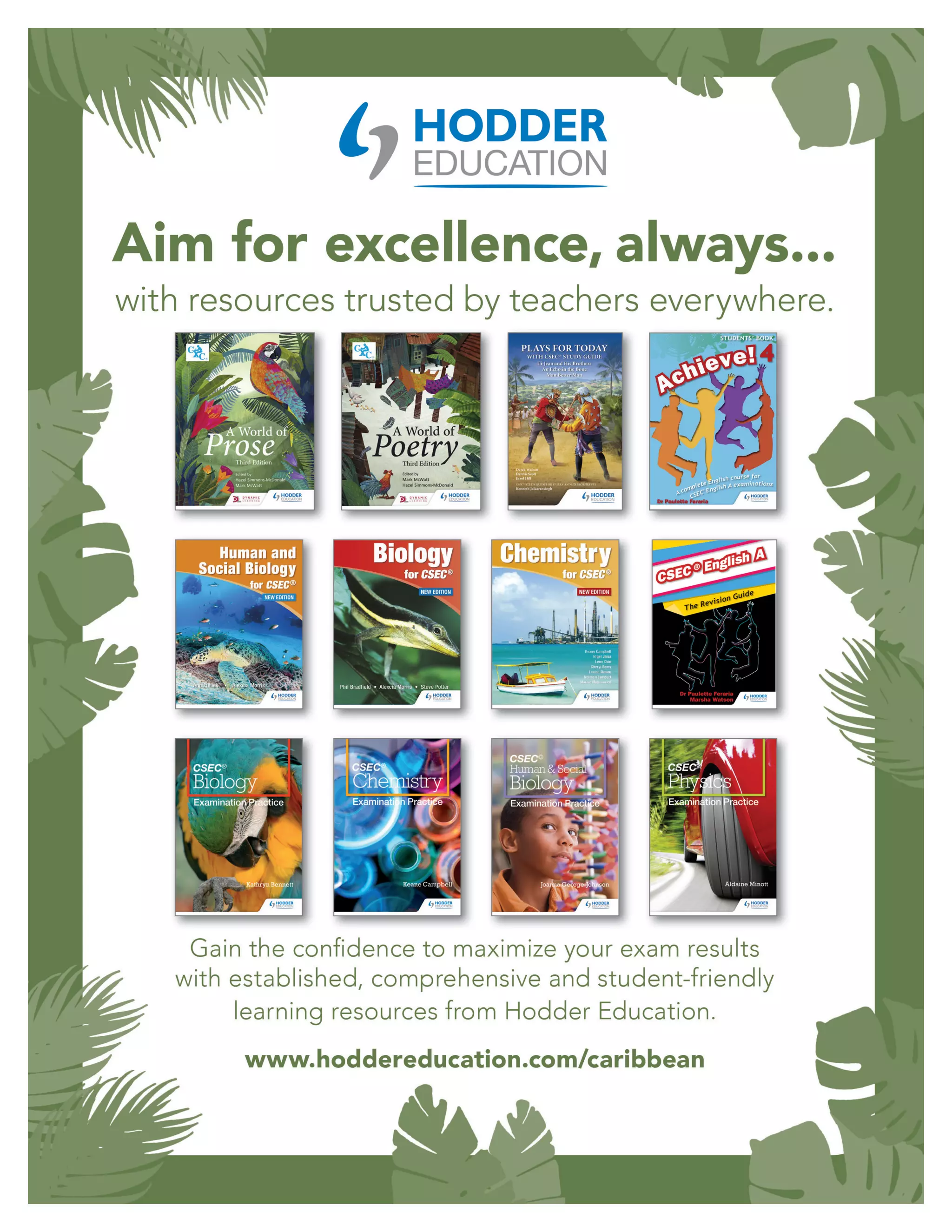 The Caribbean Examiner - School-Based Assessment | PDF