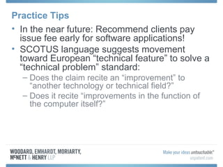 Patent Examination Examiner Guidelines on Alice | PPT