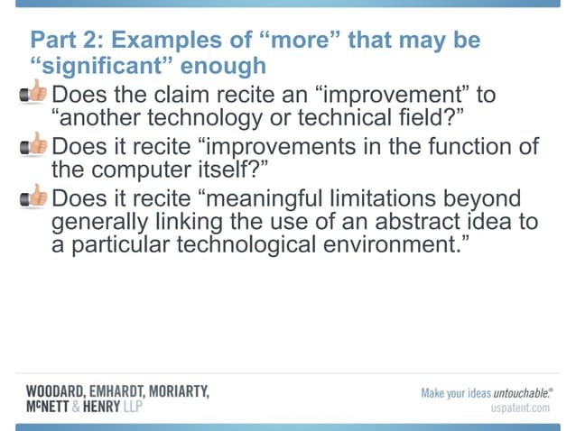 Patent Examination Examiner Guidelines on Alice | PPT
