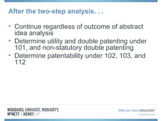 Patent Examination Examiner Guidelines on Alice | PPT