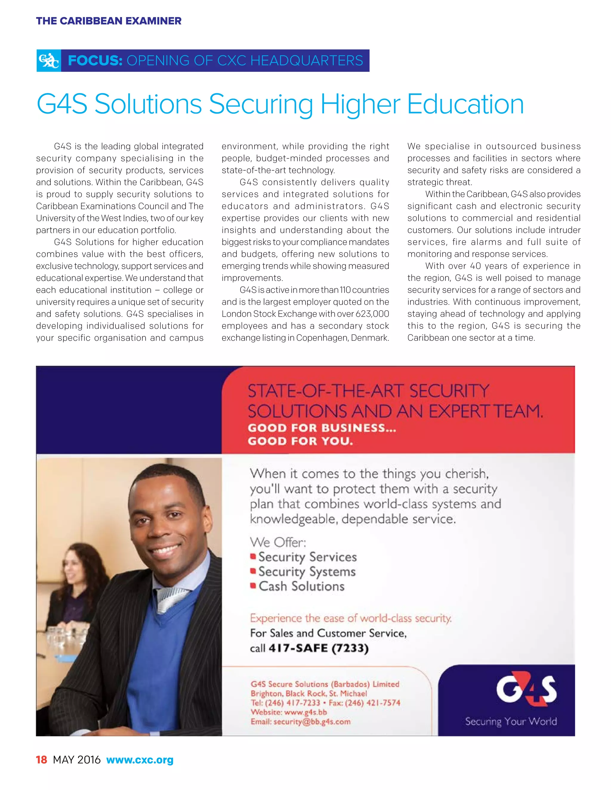 The Caribbean Examiner - New CXC Headquarters - Not Just A Building | PDF