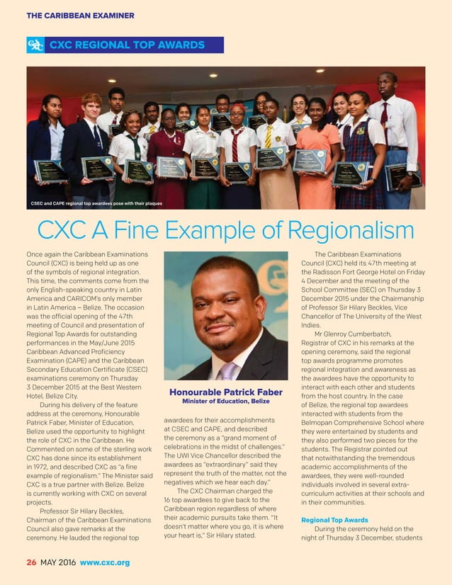 The Caribbean Examiner - New CXC Headquarters - Not Just A Building ...