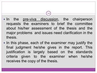 Examiners' comments on introduction chapter in theses | PPTX