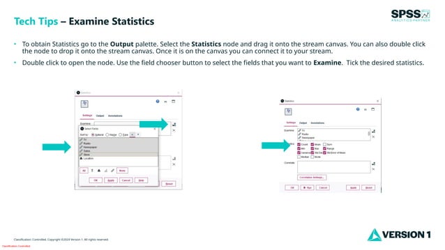 Examine Statistics in IBM SPSS Modeler.pptx