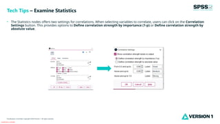 Examine Statistics in IBM SPSS Modeler.pptx