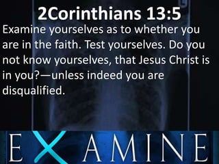 Examine yourself | PPTX