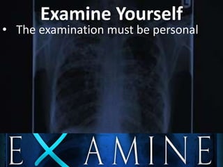 Examine yourself | PPTX