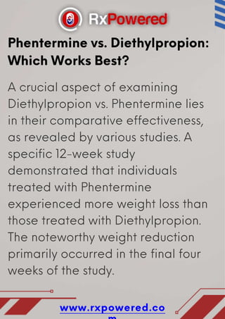 Examining Diethylpropion vs. Phentermine Differences and Similarities..pptx