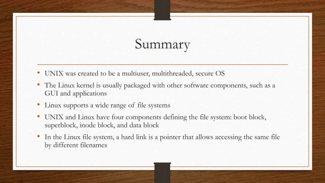 Examining Linux File Structures | PPT