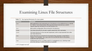Examining Linux File Structures | PPT