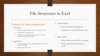 Examining Linux File Structures | PPT
