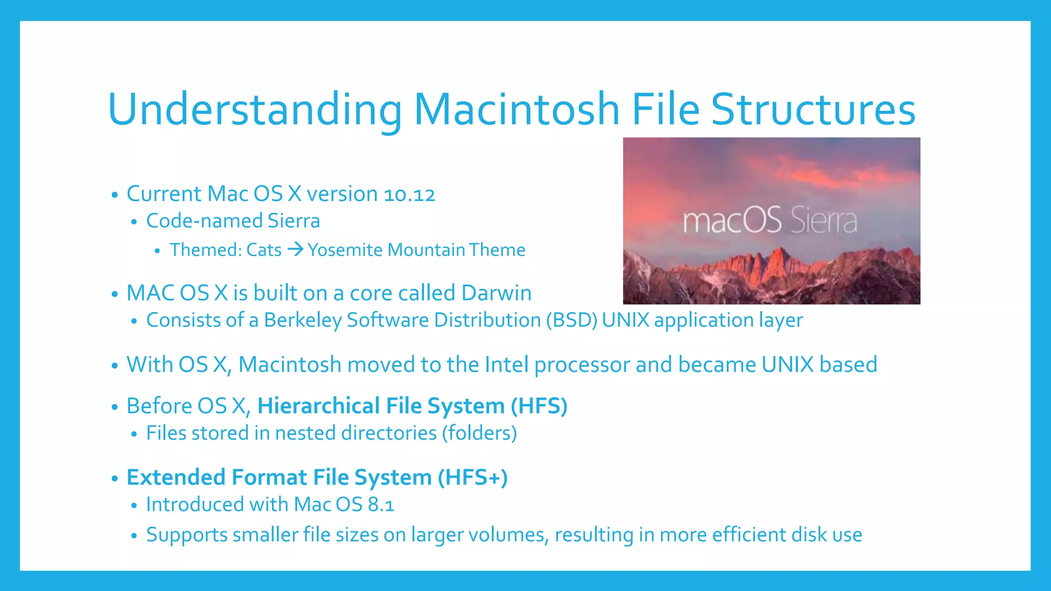 Examining Mac File Structures | PPTX | Operating Systems | Computer Software and Applications