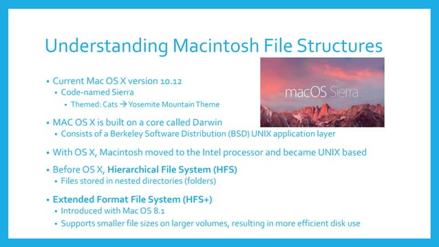 Examining Mac File Structures | PPTX | Operating Systems | Computer ...