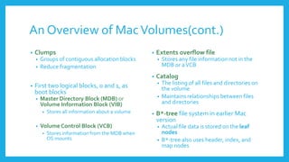 Examining Mac File Structures | PPTX | Operating Systems | Computer Software and Applications