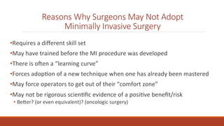 The U.S. News Rankings: Examining Minimally Invasive Surgery (Michael ...