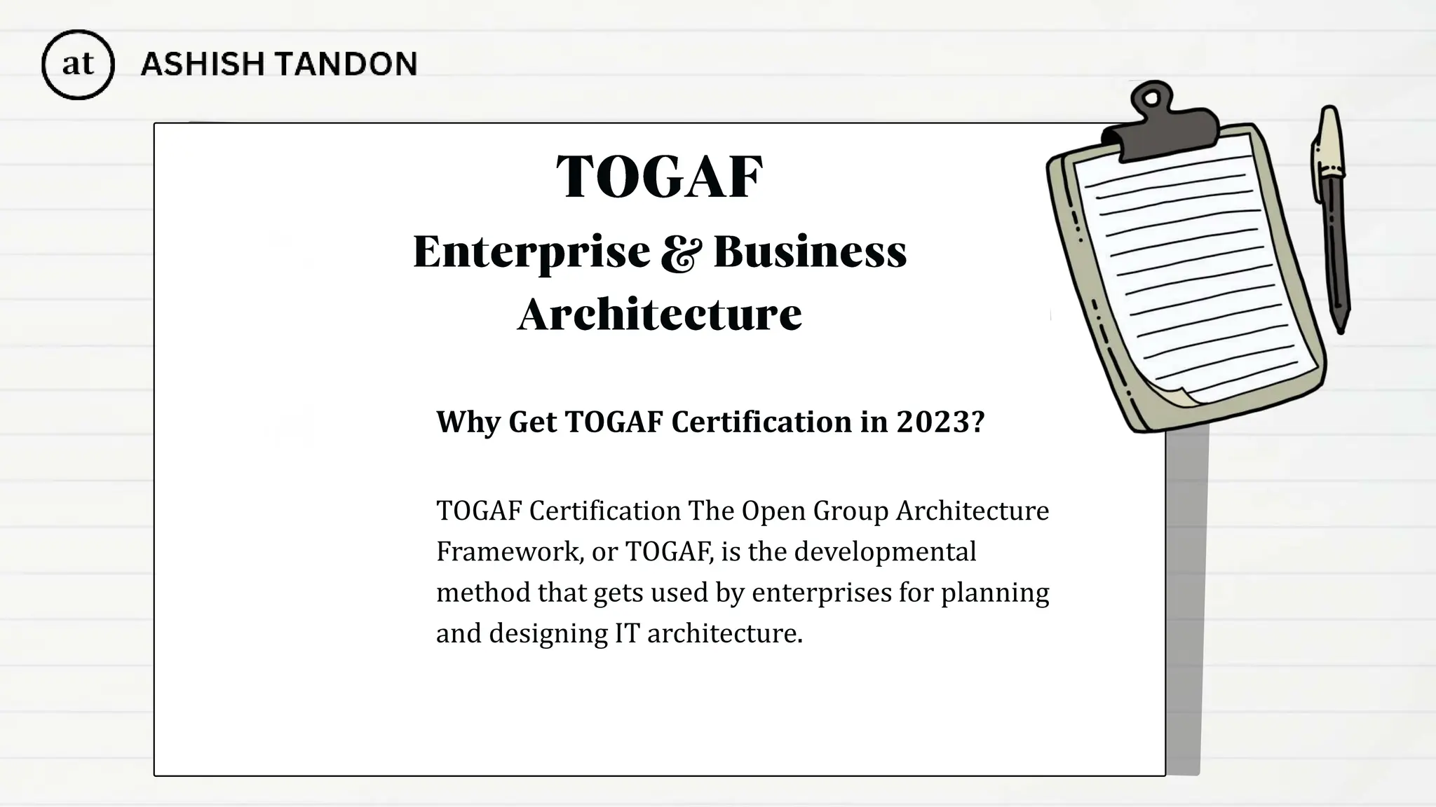 Examining The Advantages Of TOGAF Certification.pptx