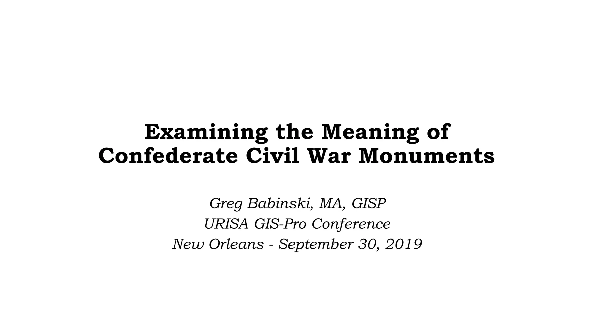Examining the meaning of confederate civil war monuments | PDF