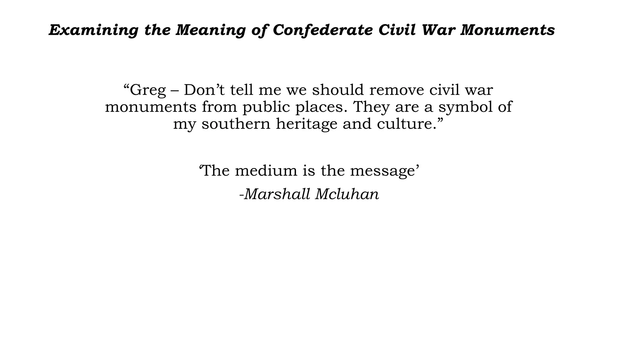 Examining the meaning of confederate civil war monuments | PDF