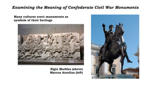 Examining the meaning of confederate civil war monuments | PDF