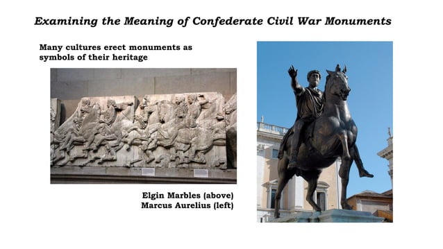 Examining the meaning of confederate civil war monuments | PPT
